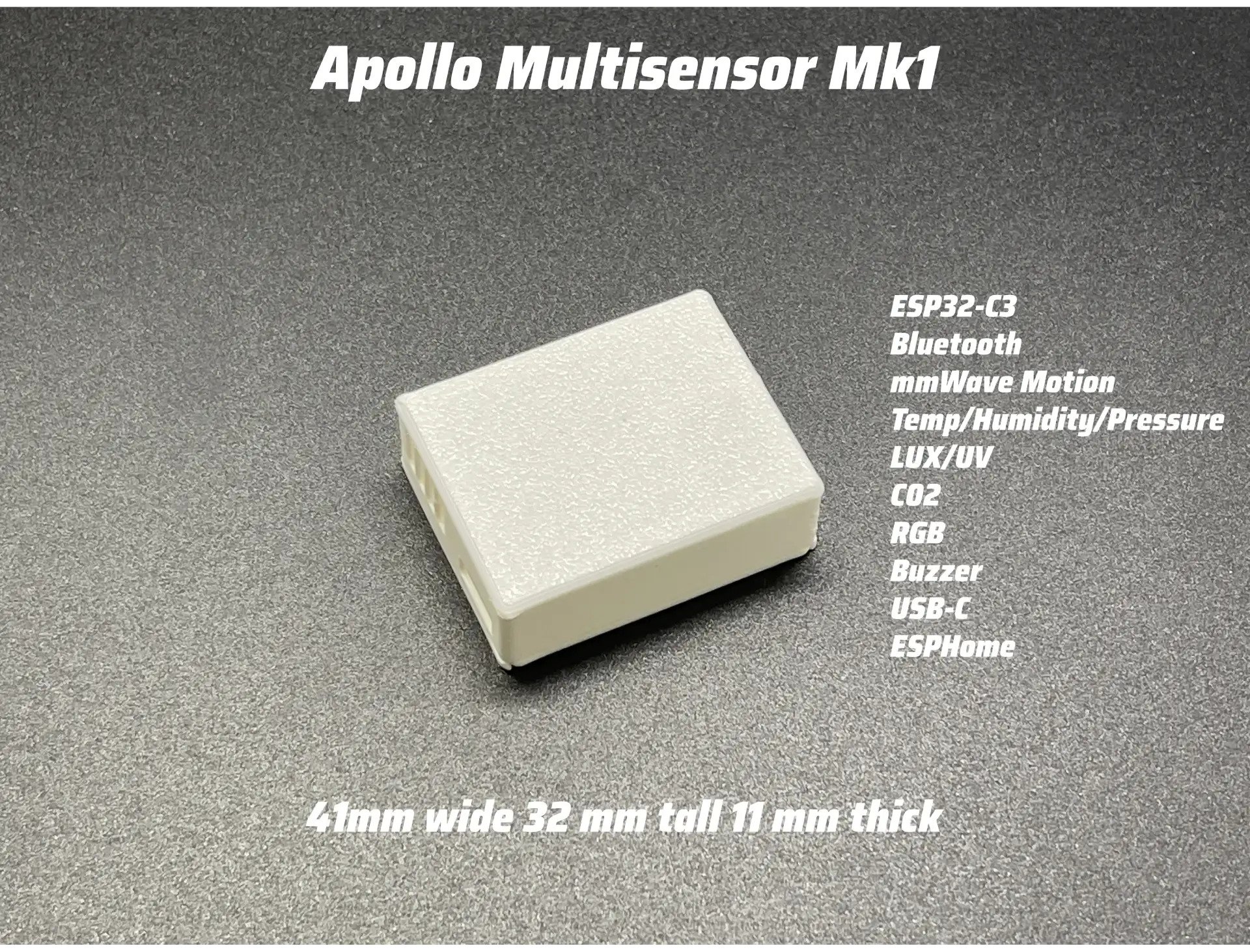 Apollo Automation MSR-1 mmWave CO2 Multisensor For Home Assistant by ...