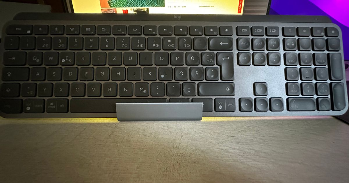 Keyboard Stand long (for top-heavy Keyboards) by User8472 | Download ...