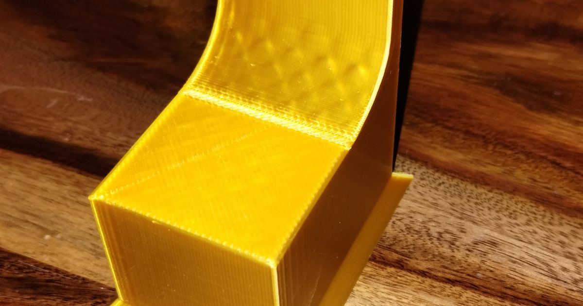 Simple Curved Plinth - Base by Davedwin | Download free STL model ...