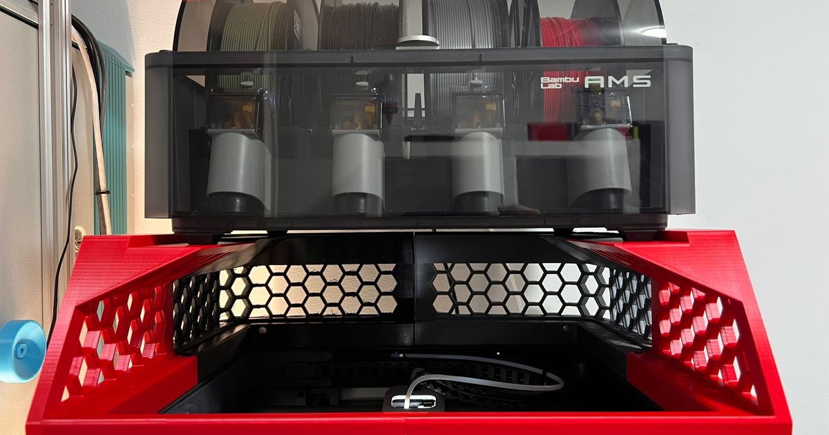 X3D-v3 Riser | Bambu Lab X1/P1 AMS Stand by DutchWorkX3D | Download ...