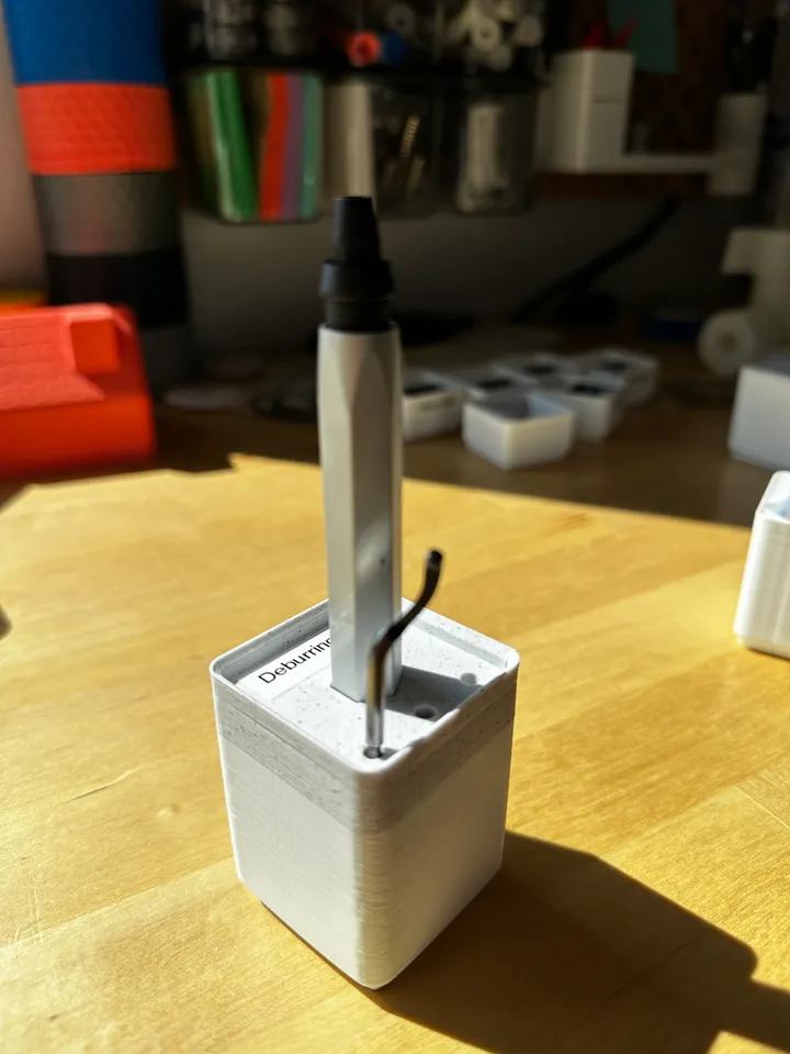 Gridfinity Deburring Tool Holder by robthewinner | Download free STL model | Printables.com