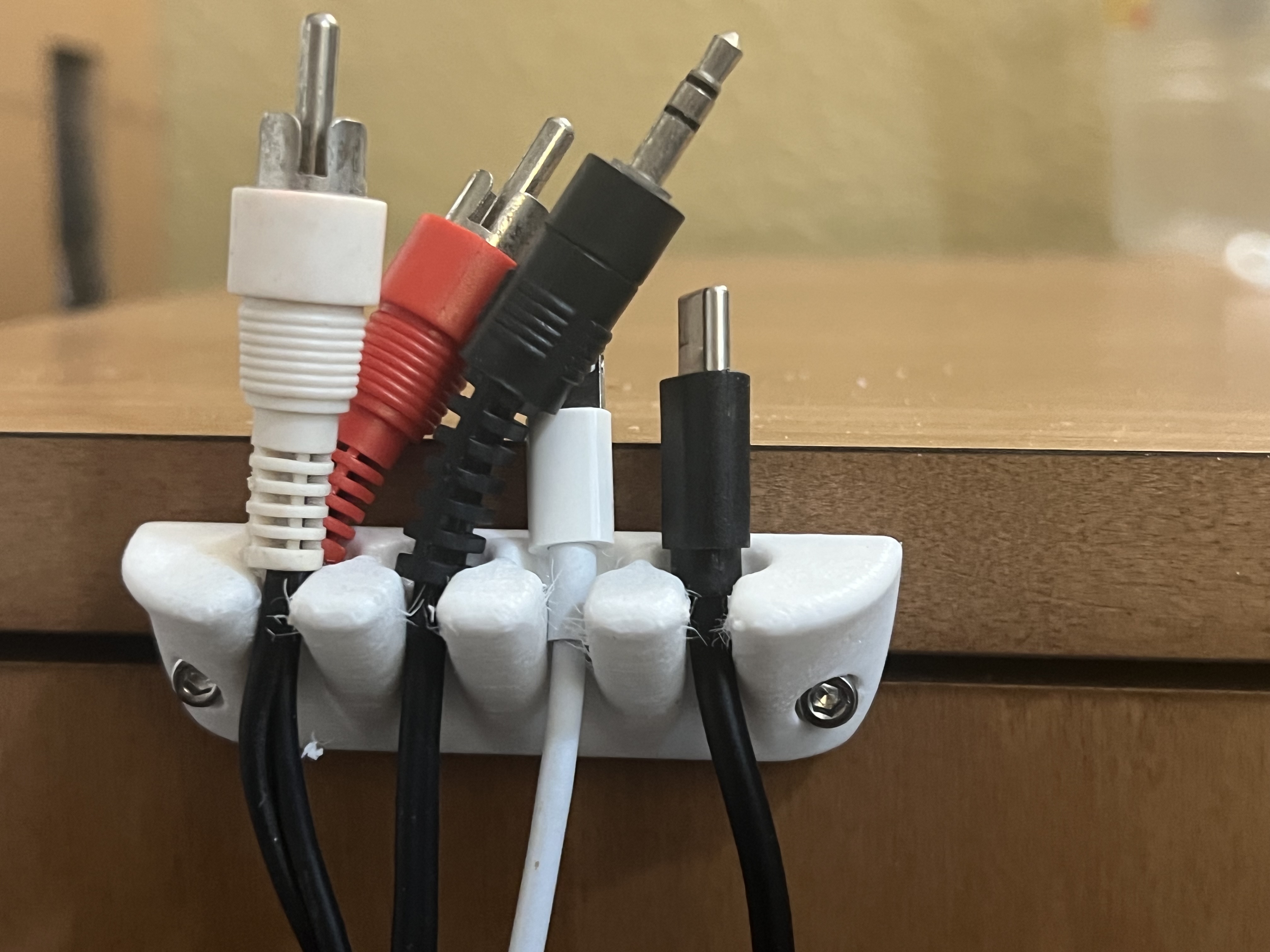 4 slot cable holder by Tom Anderson (The Real NEO) | Download free STL ...