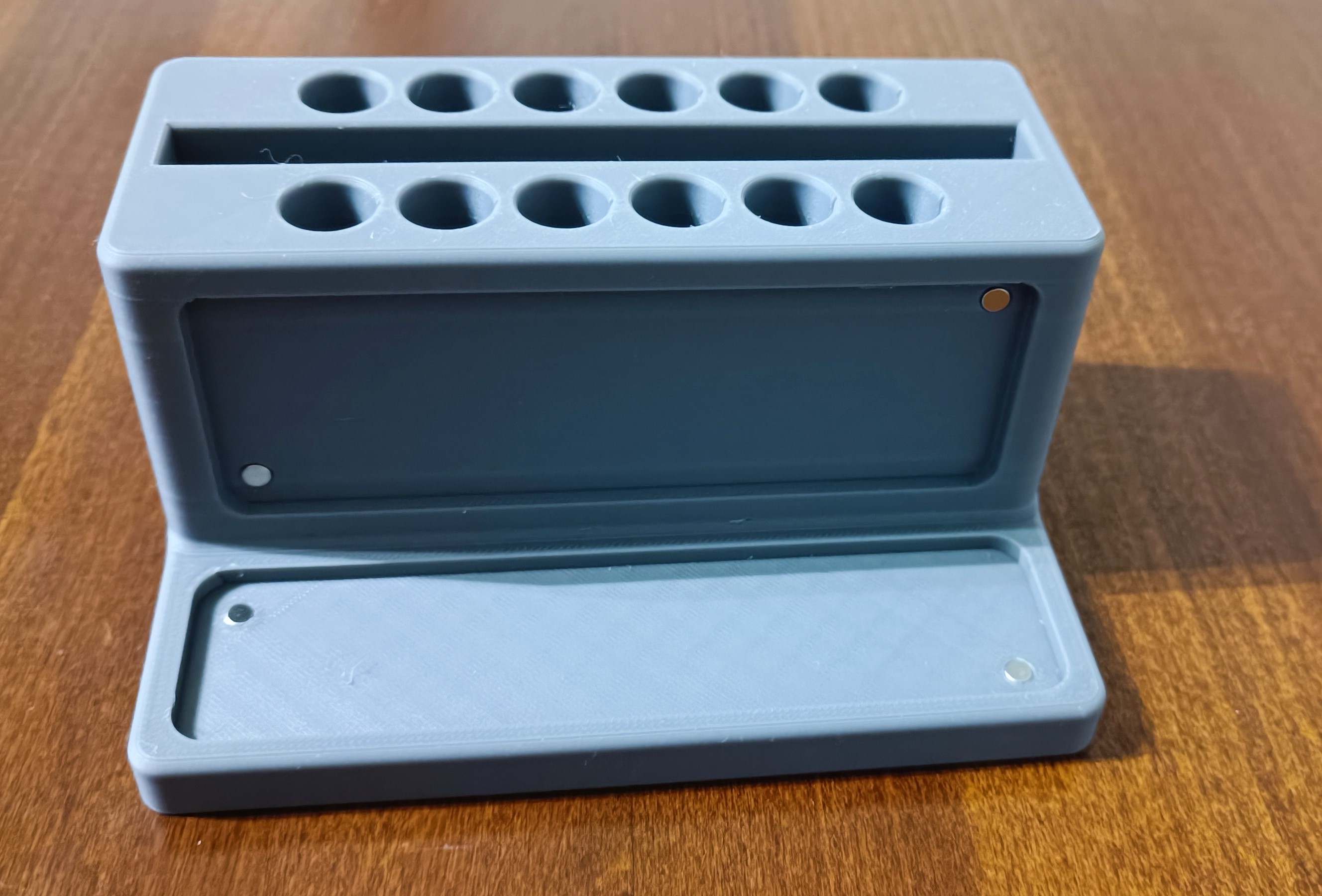 Modular Pen Holder with business card holder by HelioOrigin | Download ...