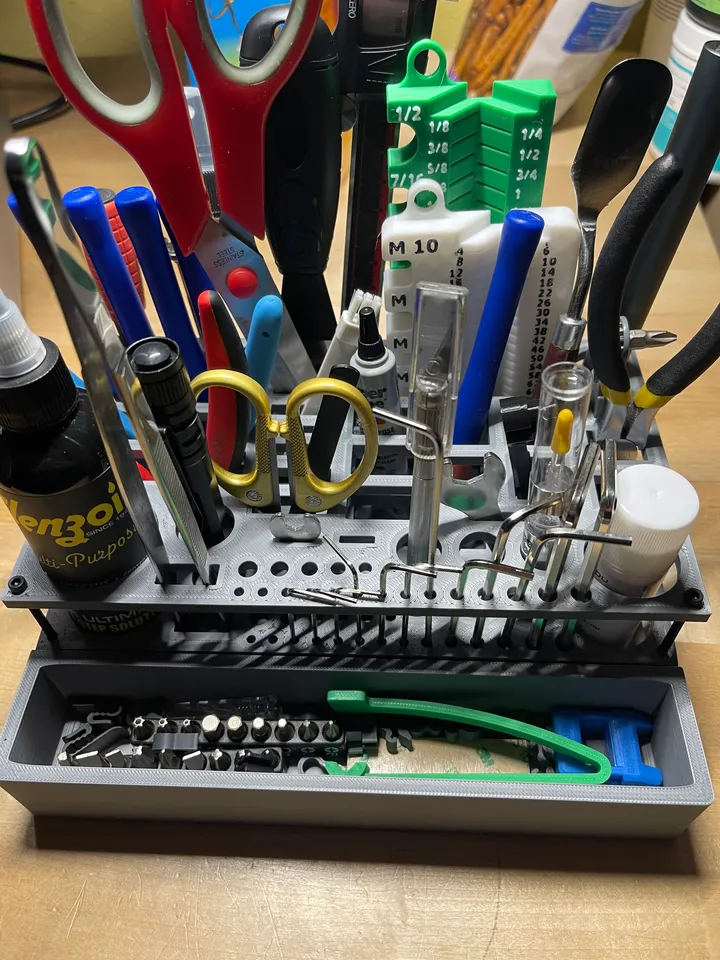 Desktop Tool Organizer by SomeZ3D | Download free STL model ...