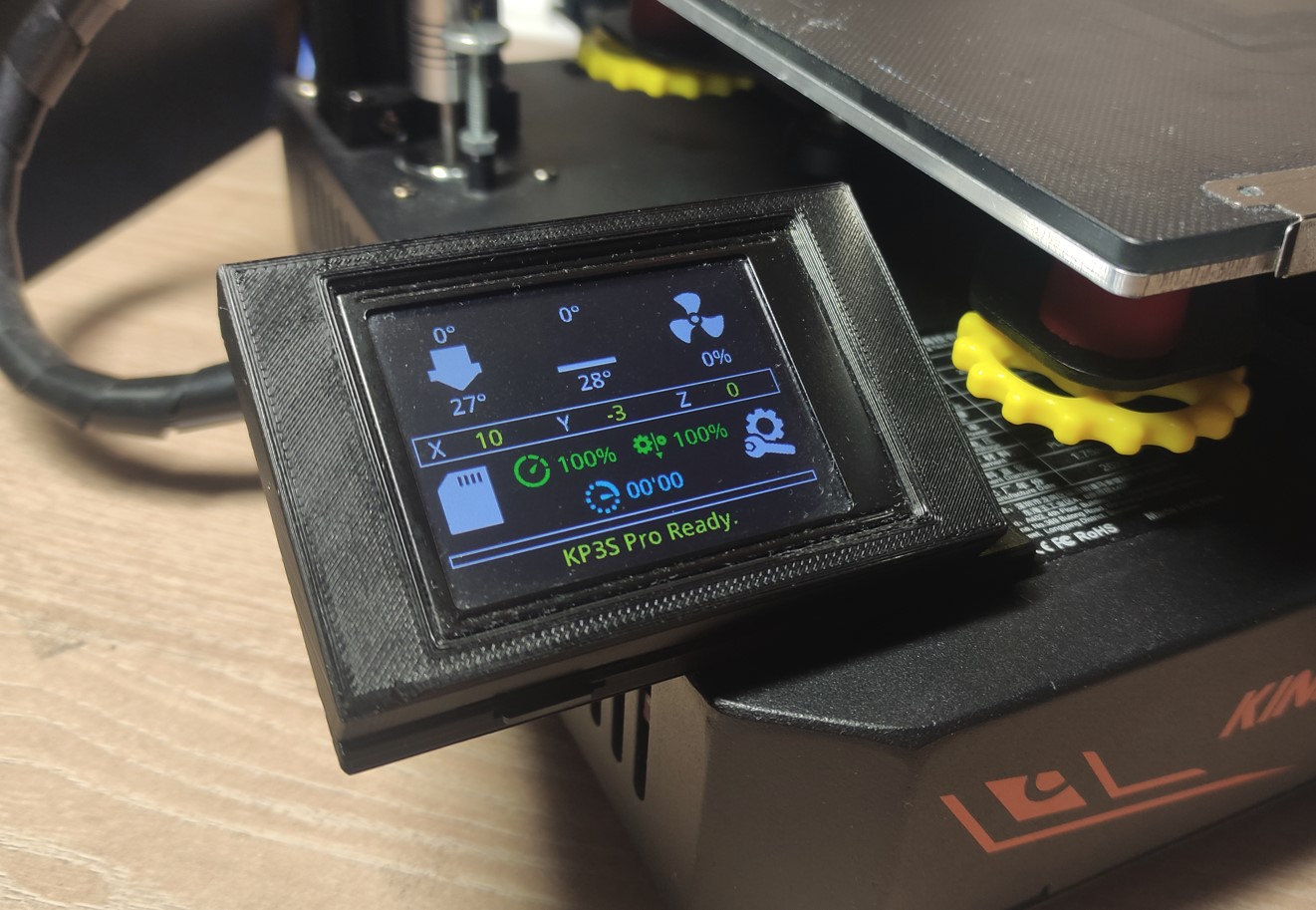 KP3S PRO Display Frame with SD Card Slot by Zemlos | Download free STL ...