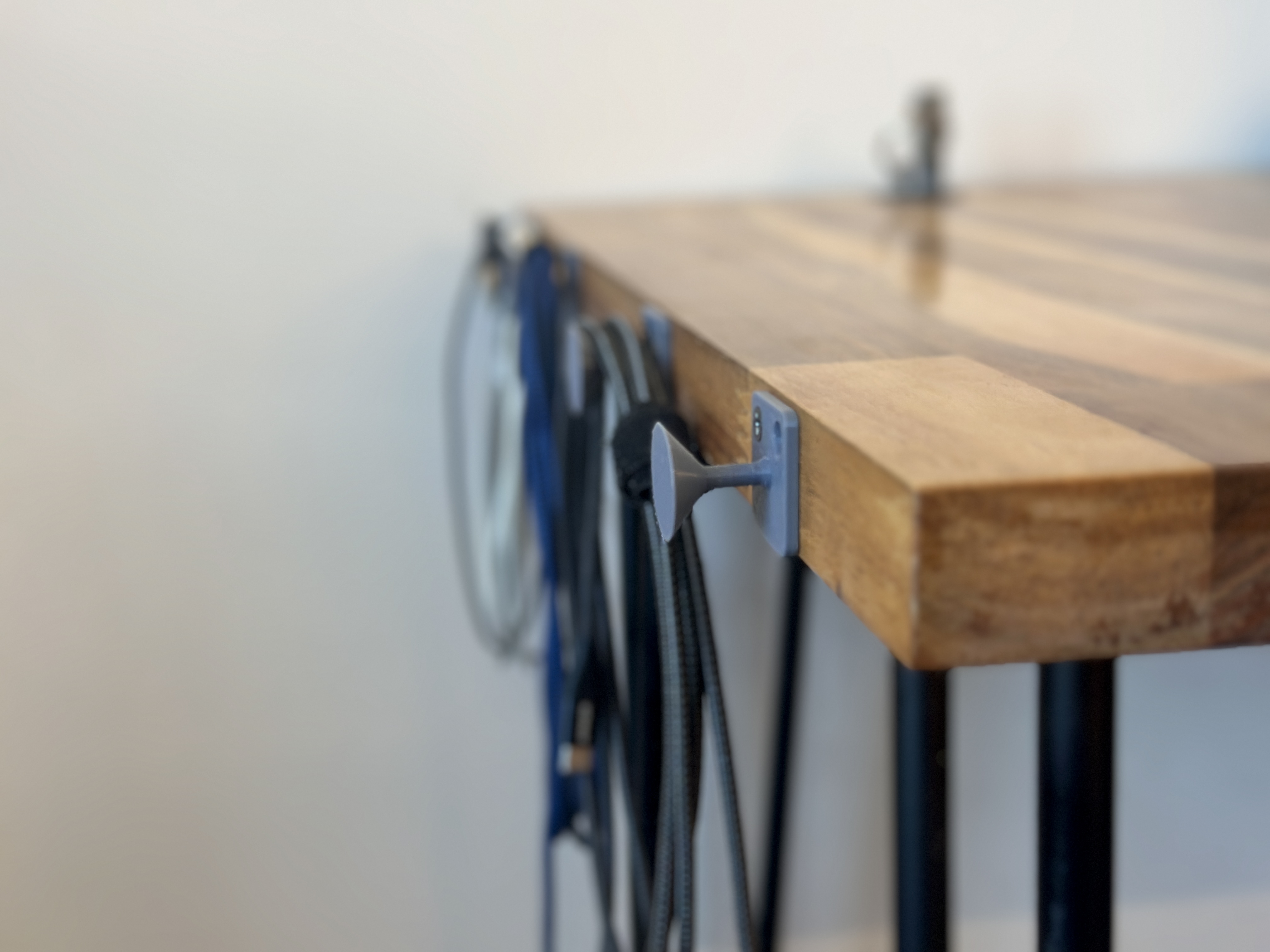 Cable Hanger with Mounting Holes by srirachachacha | Download free STL ...