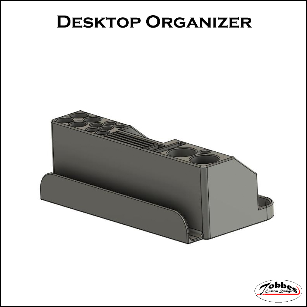 Desktop Organizer by TobbesCustomDesign | Download free STL model ...