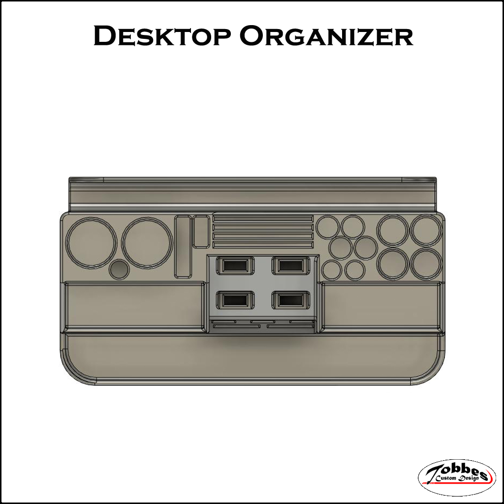 Desktop Organizer by TobbesCustomDesign | Download free STL model ...
