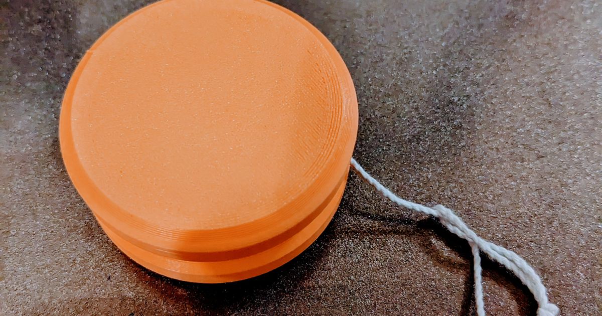 Basic Yo-yo by CWIP | Download free STL model | Printables.com