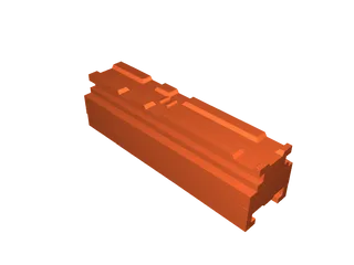 Nerf rail riser by Norman Ong | Download free STL model | Printables.com