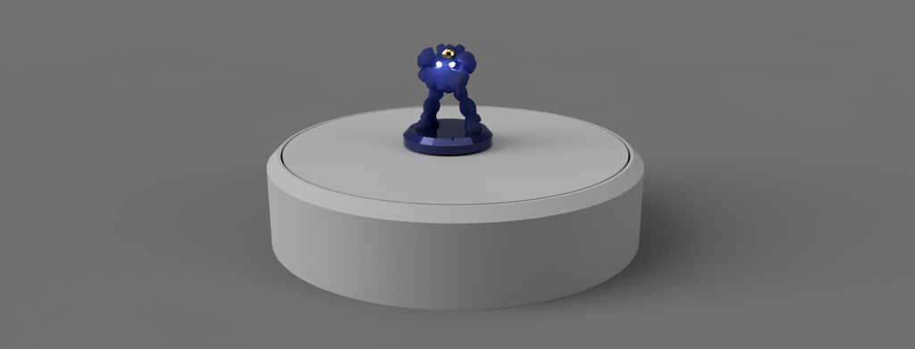 Simple Clean rotating display stand by LordEvilFish3DP | Download free ...