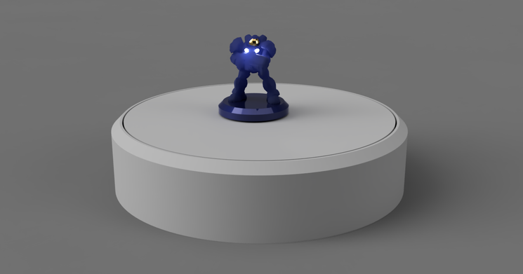 Simple Clean rotating display stand by LordEvilFish3DP | Download free ...