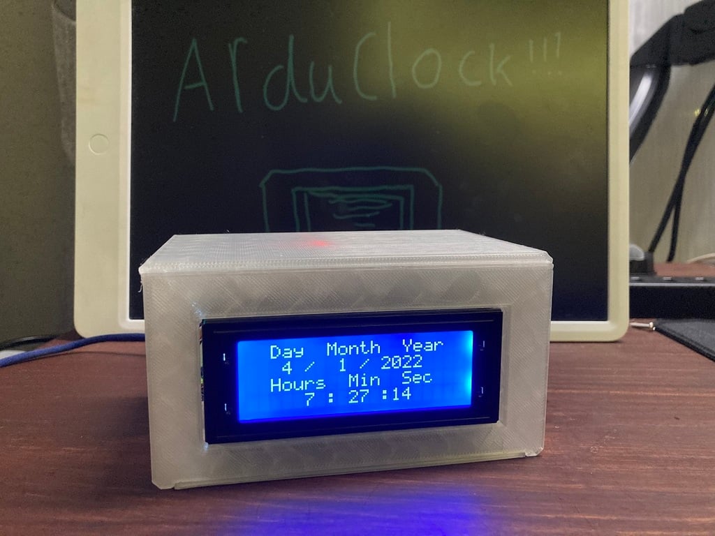 The ArduClock DIY digital clock by LordEvilFish3DP | Download free STL ...