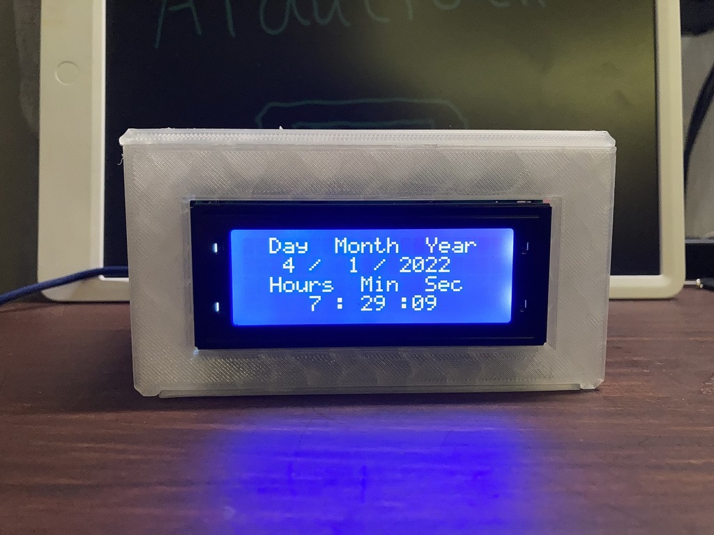 The ArduClock DIY digital clock by LordEvilFish3DP | Download free STL ...