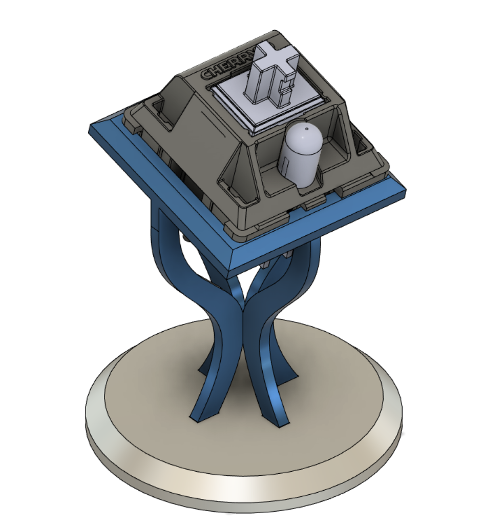 Stylish Mechanical Switch Holder by LordEvilFish3DP | Download free STL ...