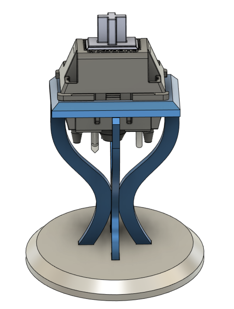 Stylish Mechanical Switch Holder by LordEvilFish3DP | Download free STL ...