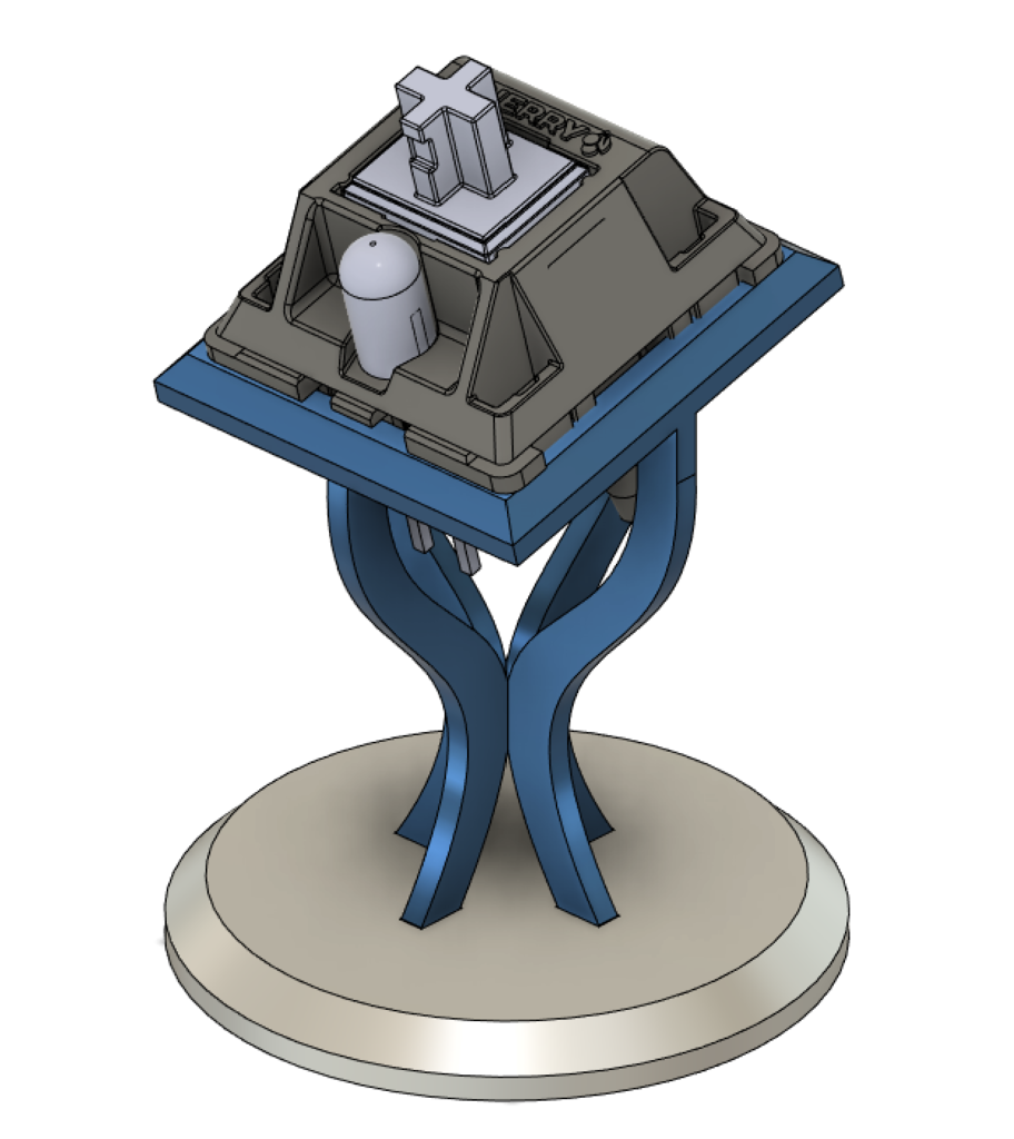 Stylish Mechanical Switch Holder by LordEvilFish3DP | Download free STL ...