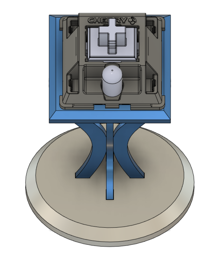 Stylish Mechanical Switch Holder by LordEvilFish3DP | Download free STL ...