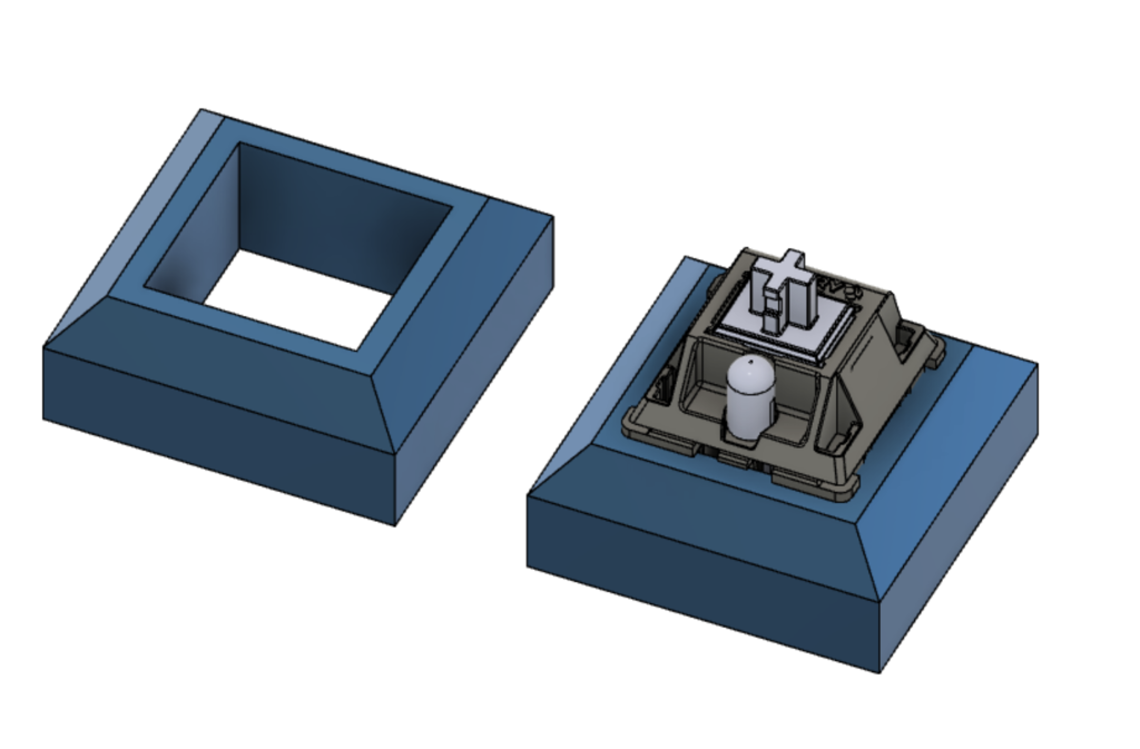 Simple Mechanical Switch holder by LordEvilFish3DP | Download free STL ...