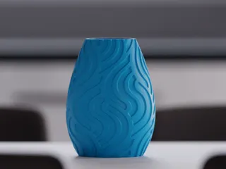 Wavy Vase by Jason Walker | Download free STL model | Printables.com