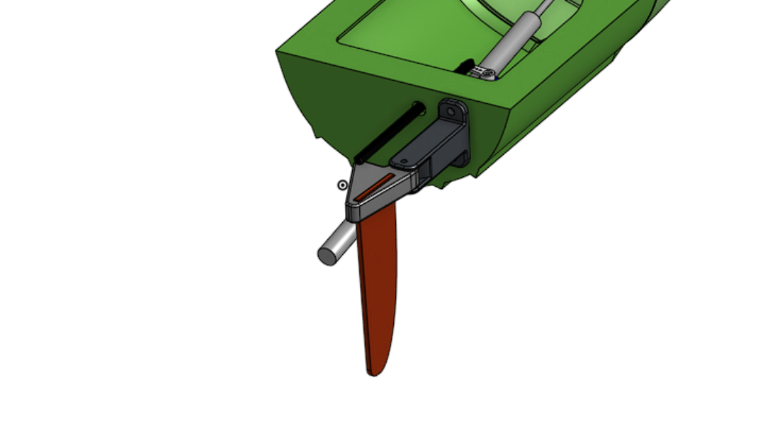 Rc Boat Rudder by riley tisue | Download free STL model | Printables.com