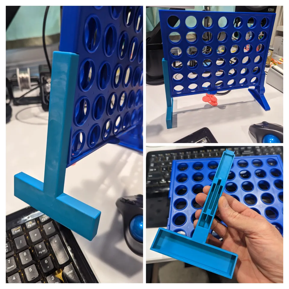 Leg for Connect Four Game by DJ Shrimp | Download free STL model ...