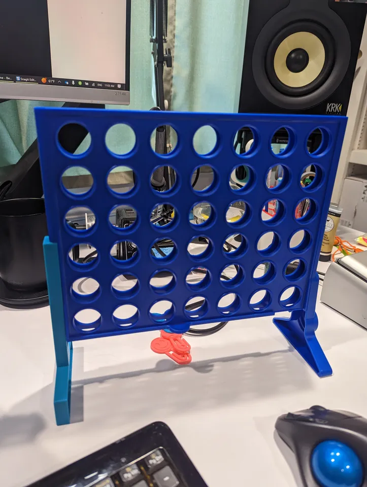 Leg for Connect Four Game by DJ Shrimp | Download free STL model ...