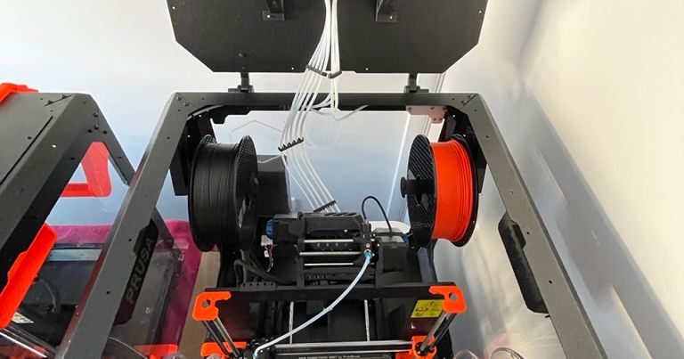 MMU3 Buffer + Prusa Enclosure Internal Lid Mount (Mod 1) by bryn51 ...