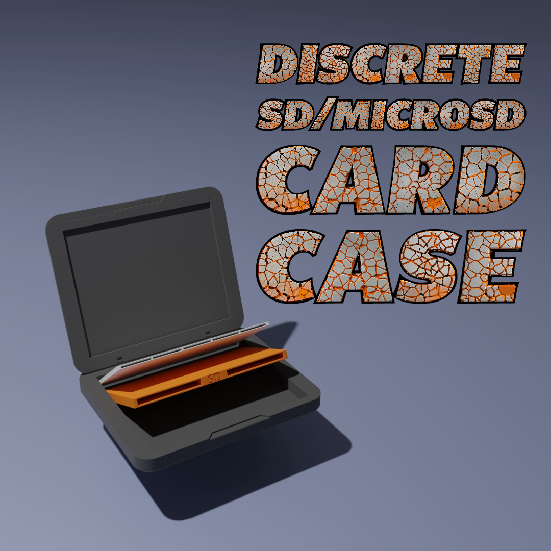 Modular and Discrete SD/MicroSD card Case. par CharlesMcgee ...