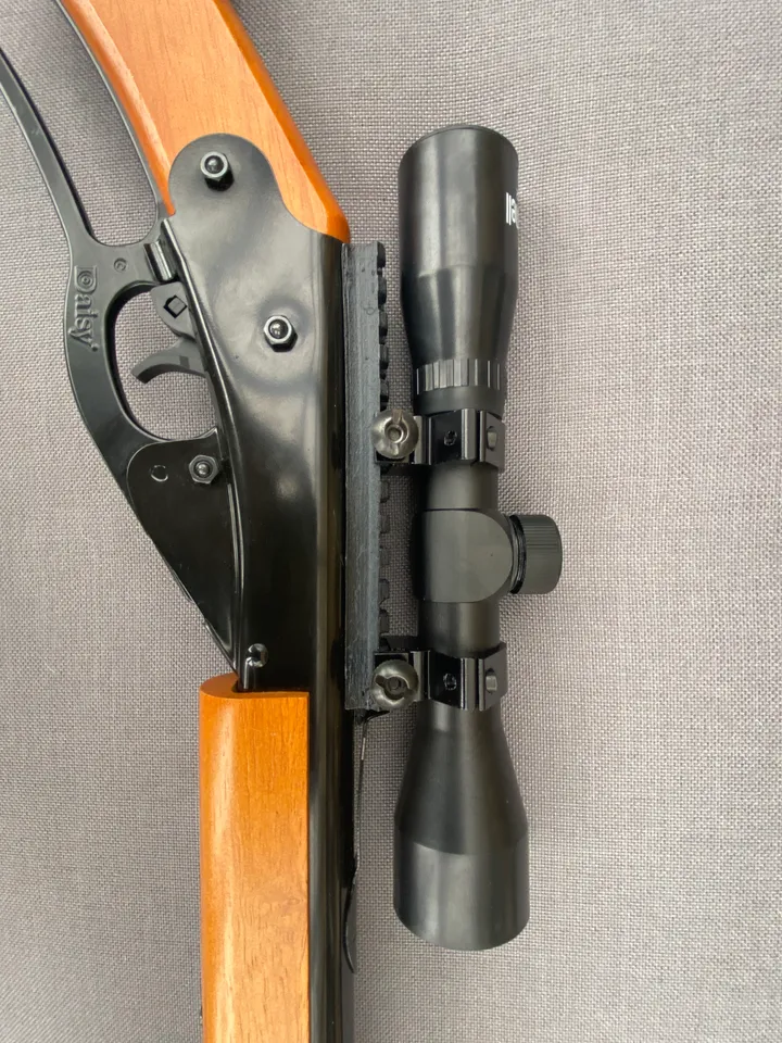 Picatinny rail adaptor for Daisy Red Ryder airgun (and other ...
