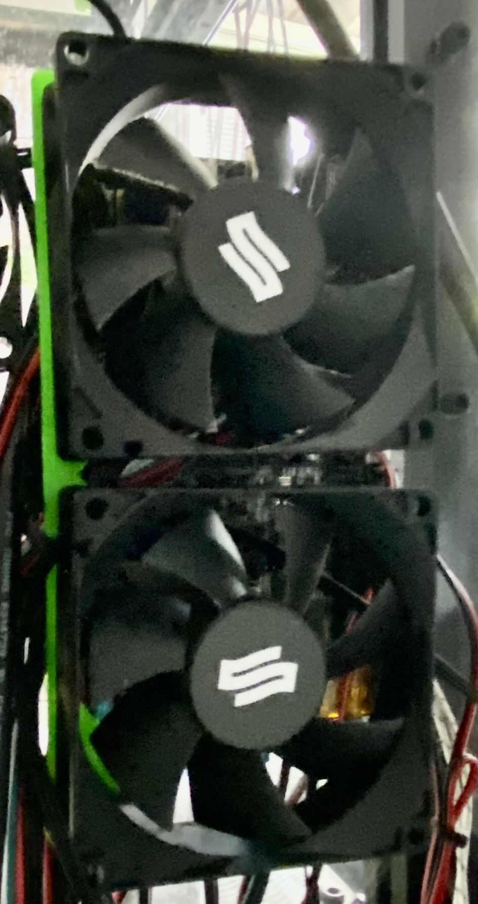 Dual 80mm fan mount for BTT Octopus Pro by Maartyy12 | Download free ...