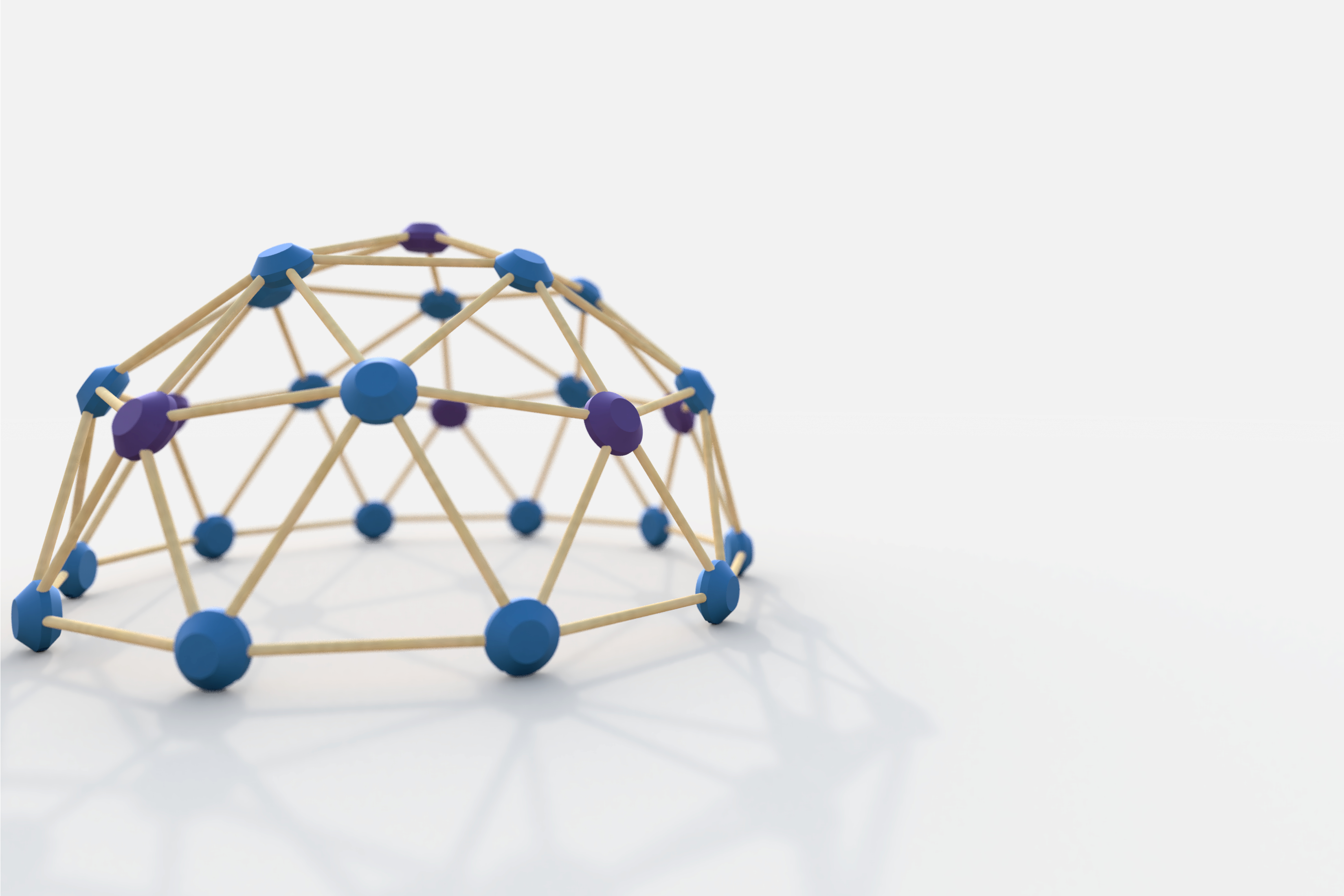 Simple Geodesic Dome Model by wie_das_geht | Download free STL model ...