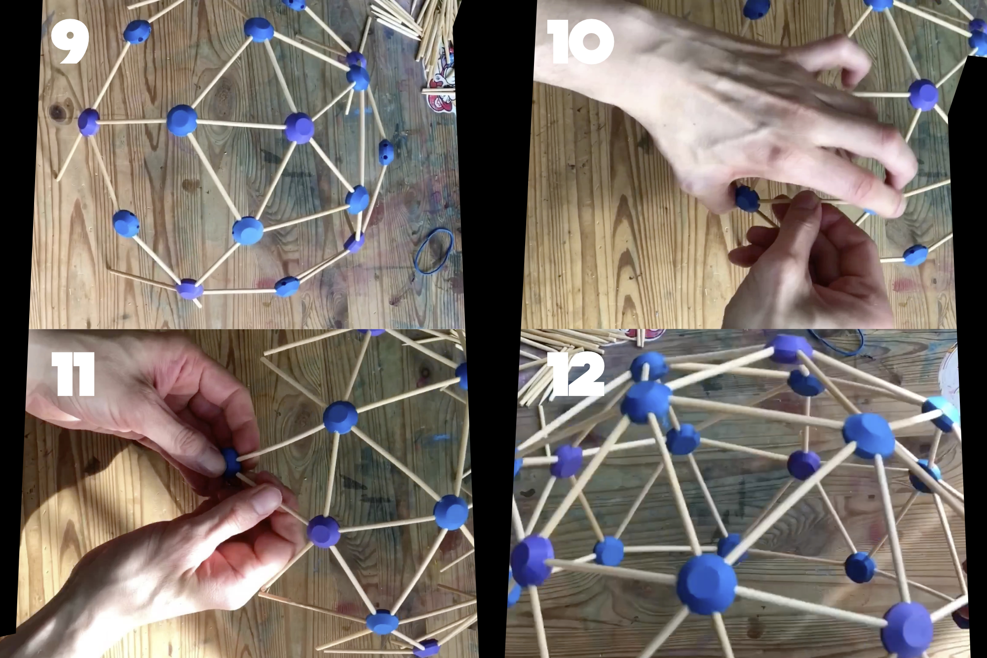 Simple Geodesic Dome Model by wie_das_geht | Download free STL model ...