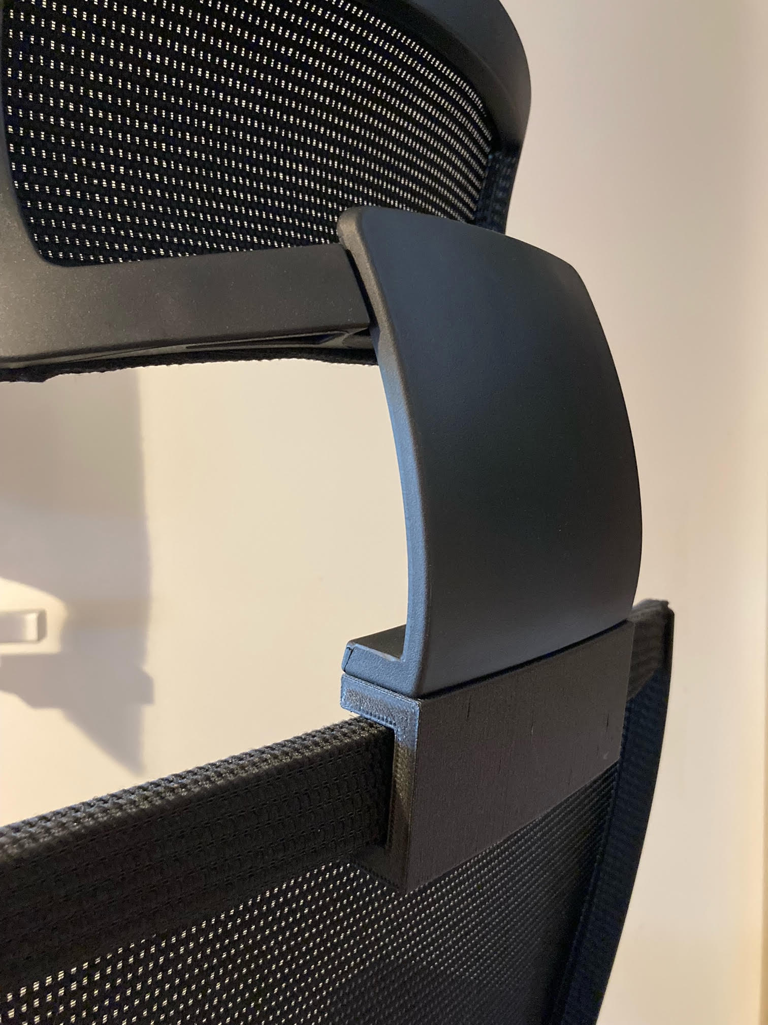 Neck rest extension for Ergo 312 chair by jstjern | Download free STL ...