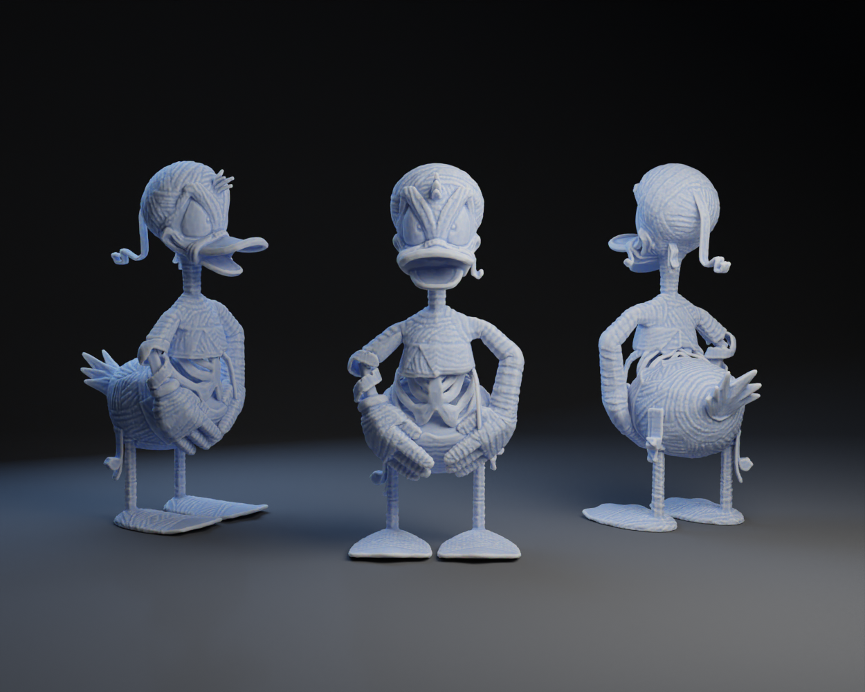 Undead Donald Duck by Peter Farell | Download free STL model ...