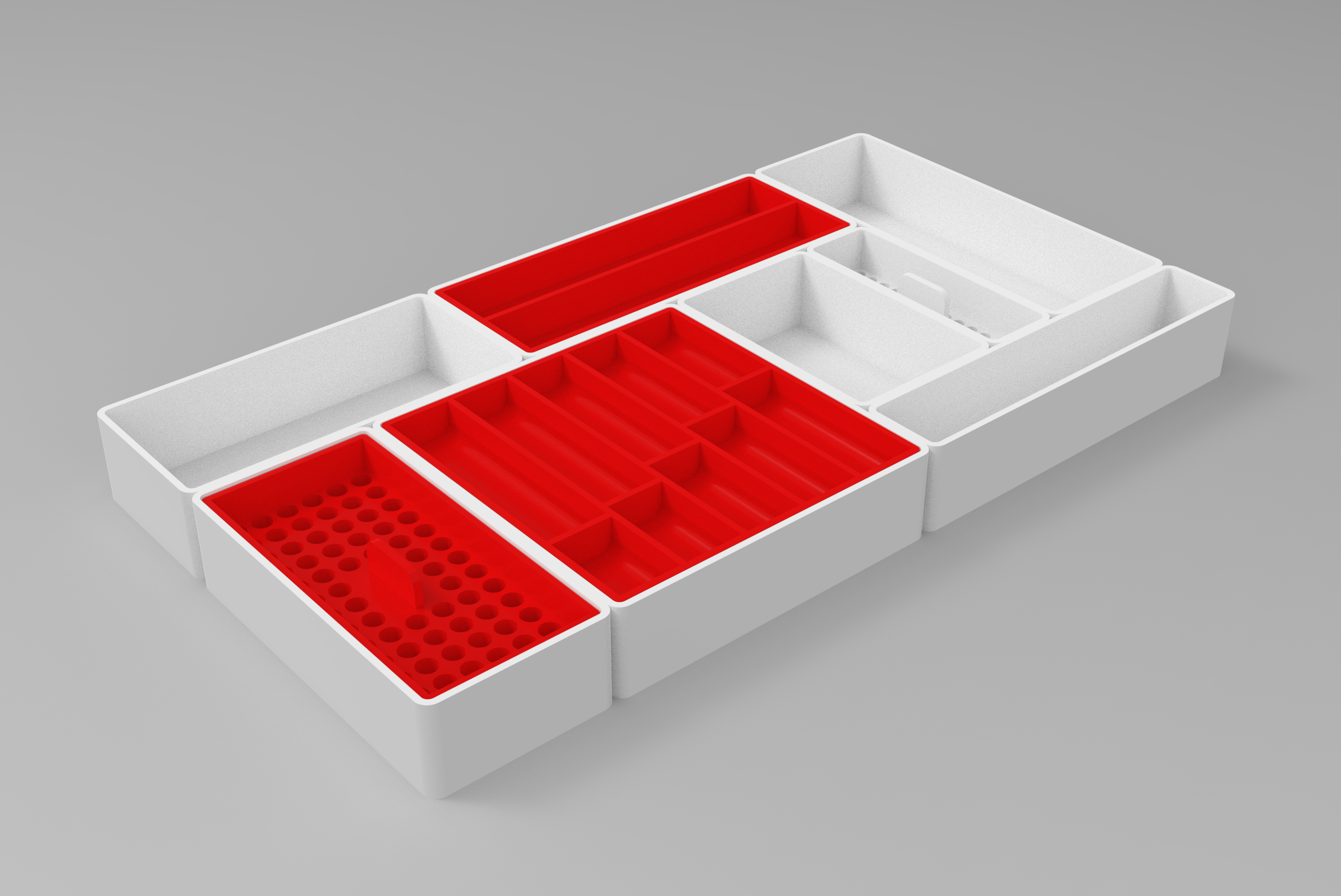 Drawer organization with inserts for tools, bits, drills and saws by ...