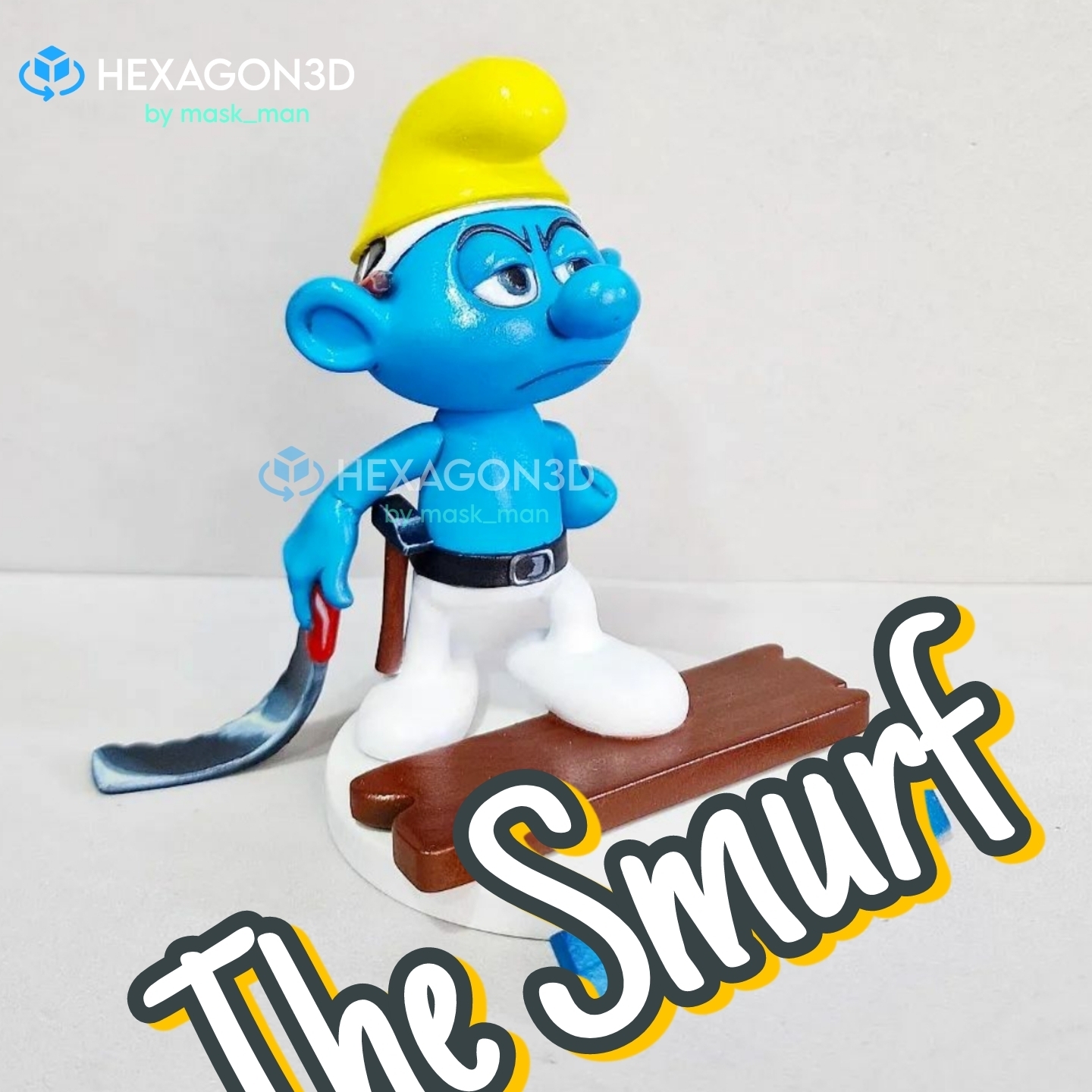 Smurf by Mask Man | Download free STL model | Printables.com
