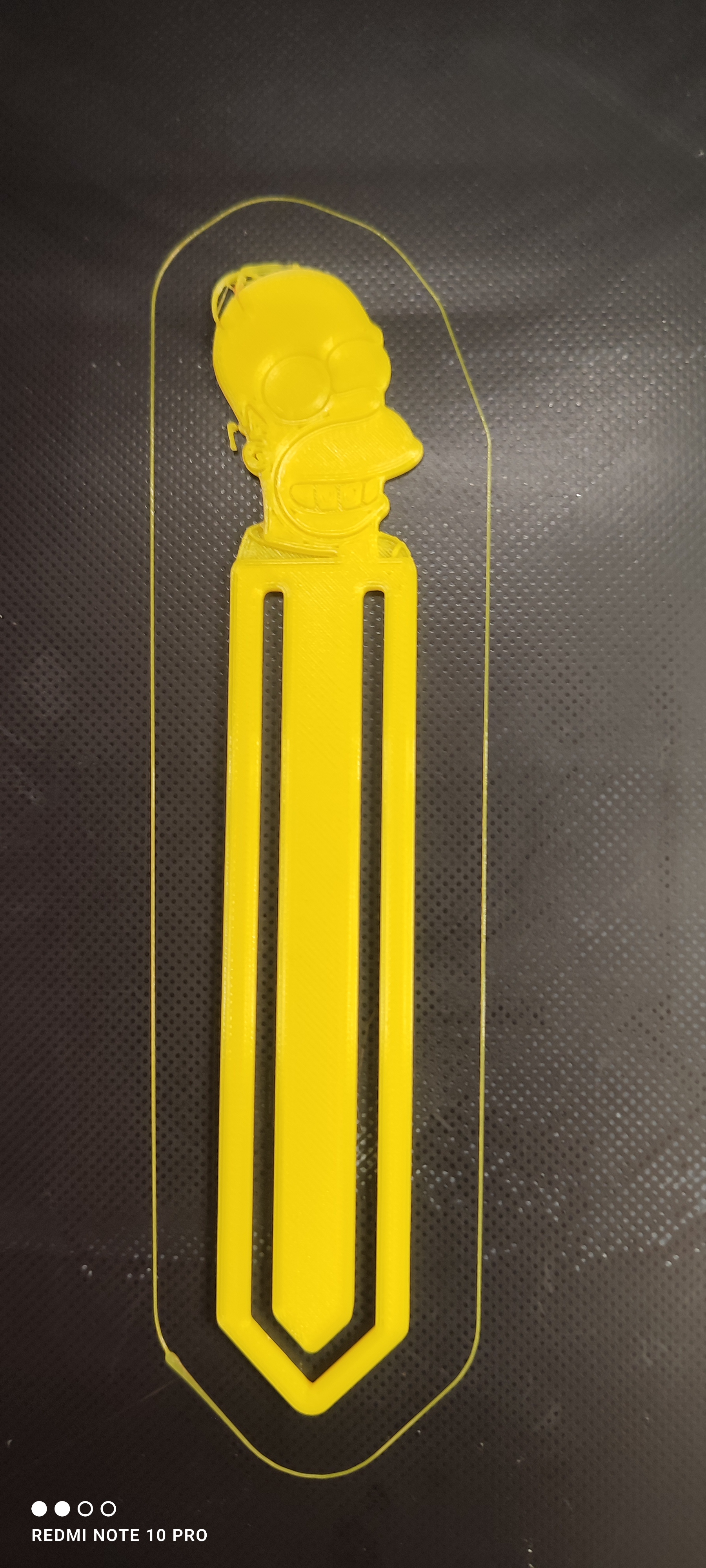 Homer Simpson Lesezeichen / Bookmark by Lars Ressel | Download free STL ...