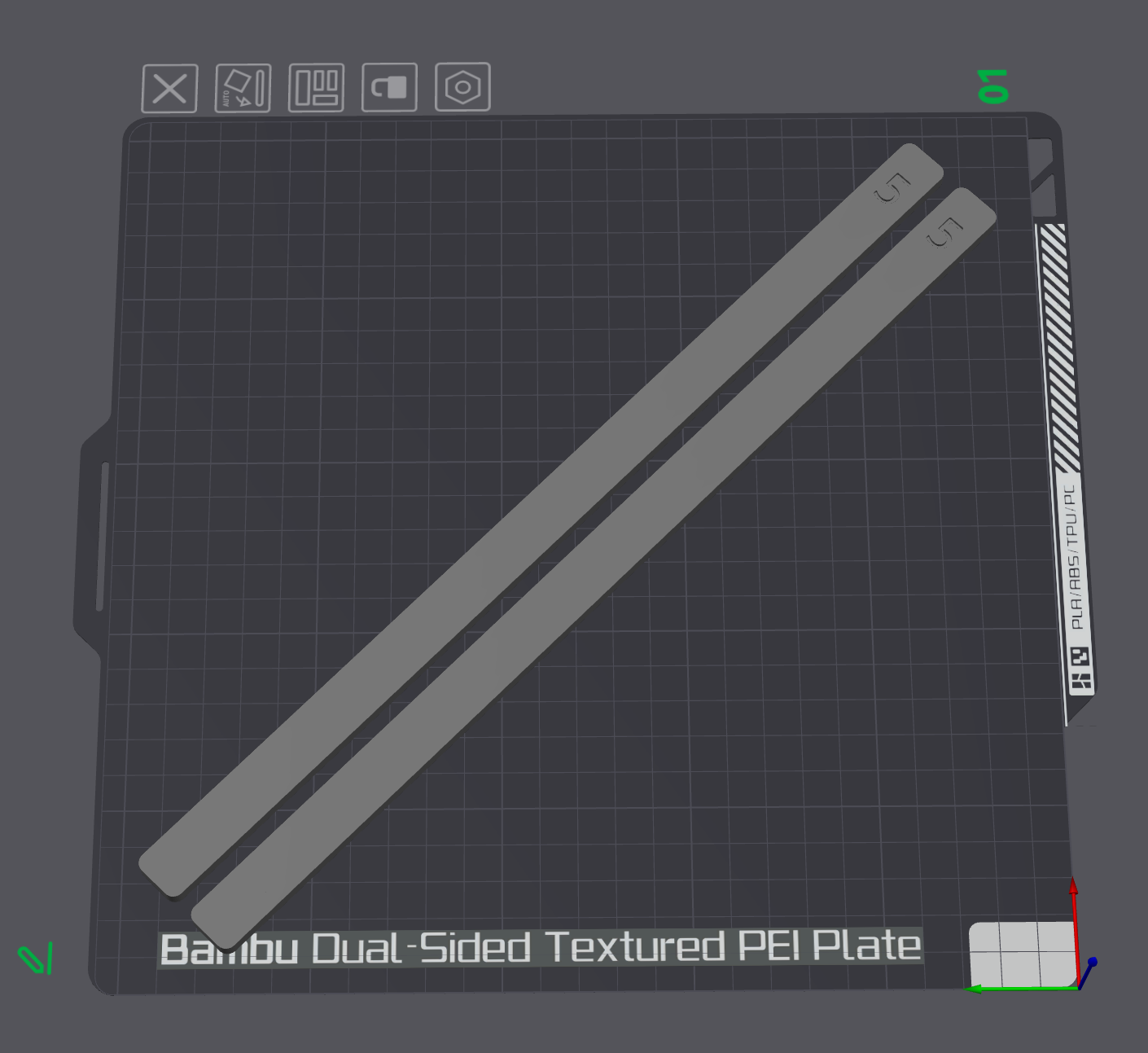 Spacing sticks for rolling out dough (3, 5, 10mm) by Ioannis_Bo ...