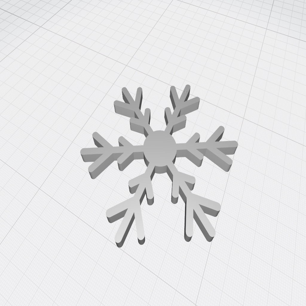Snowflake Hanging Decoration by TomPR83 | Download free STL model ...