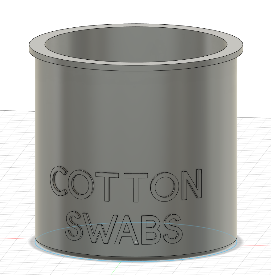 Cotton Swab Cup v1 by SilencedDuality | Download free STL model ...