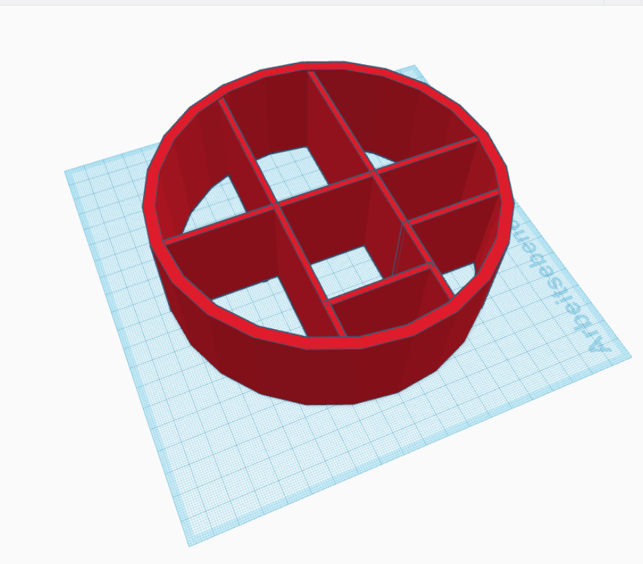 Round shelf by Samu | Download free STL model | Printables.com