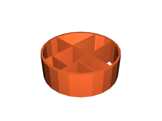 Round shelf by Samu | Download free STL model | Printables.com