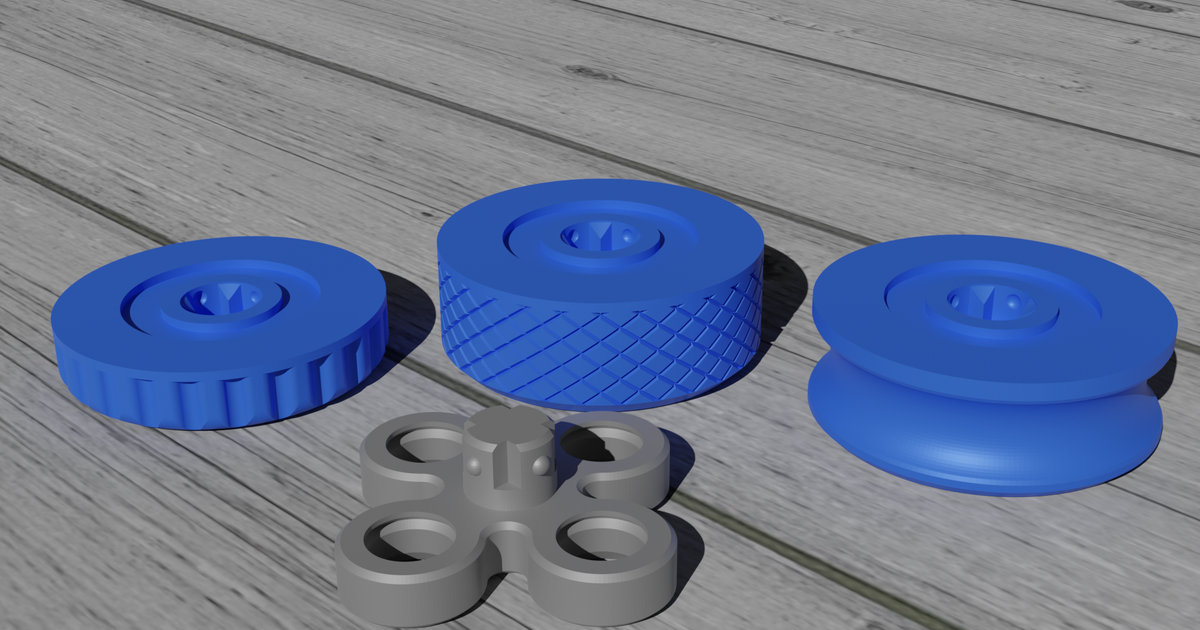 Remixed knob with bump/crater attachment by MikeFlier | Download free ...
