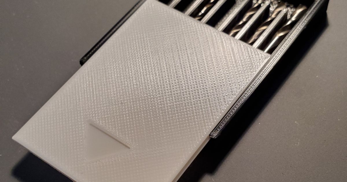 Dremel Drill Bit Case by 0ldSkull | Download free STL model ...