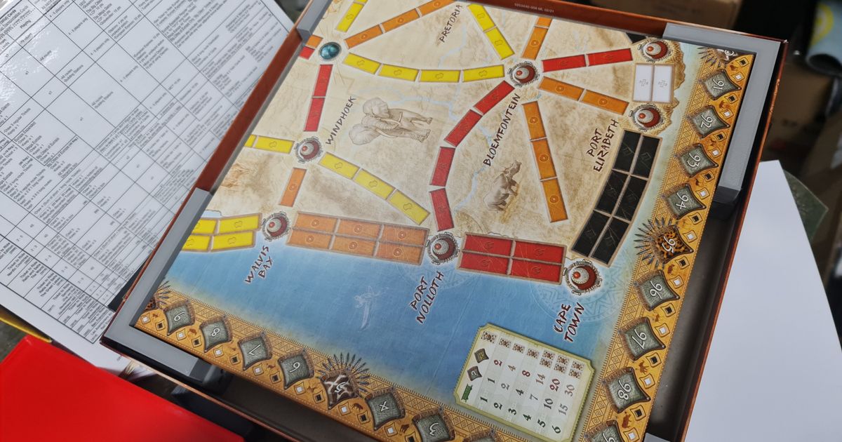 Insert for Ticket to Ride Map Collection 3: Heart of Africa V.2 by ...