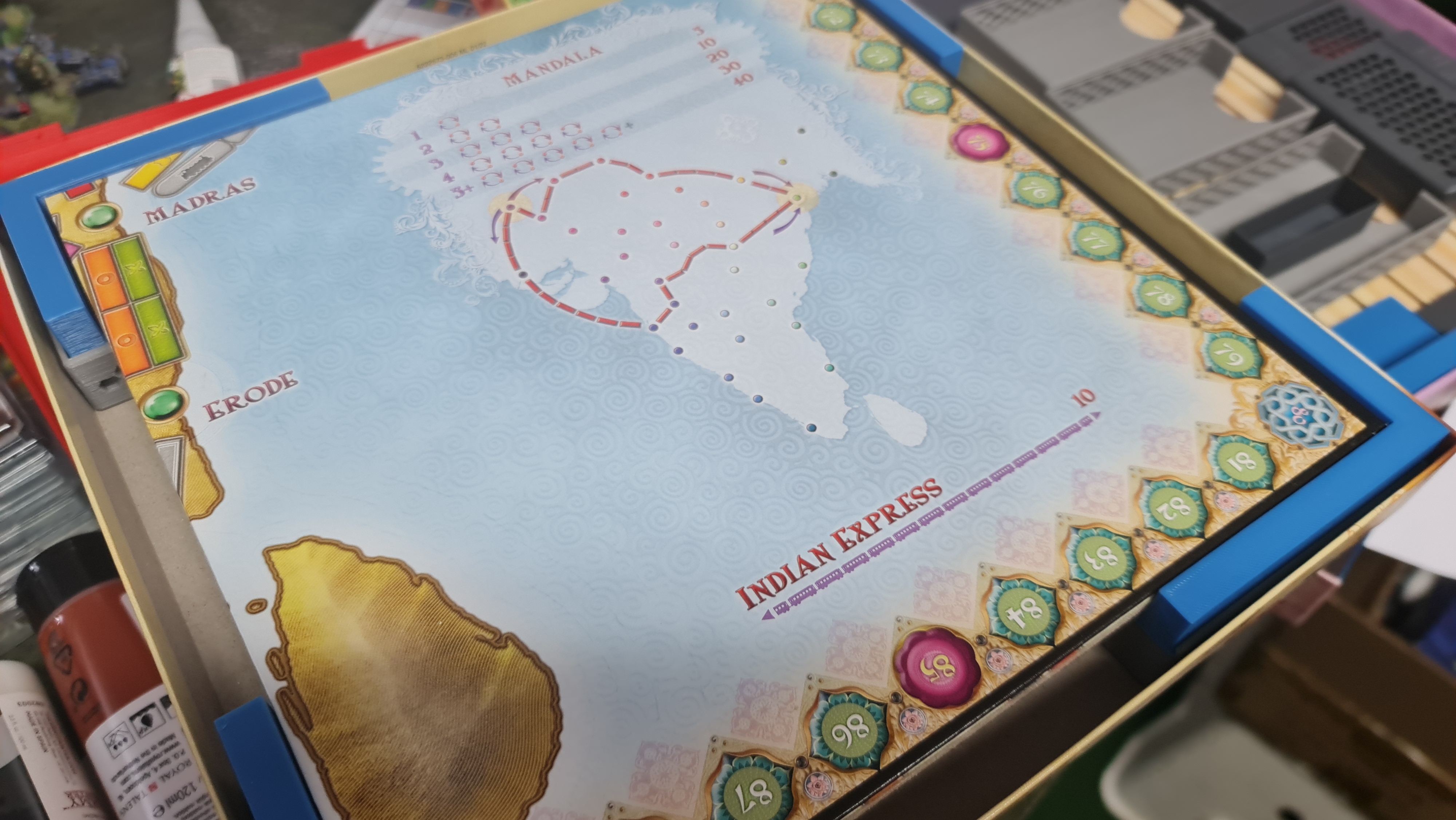 Insert for Ticket to Ride Map Collection 2: India V.2 by Firepigeon ...