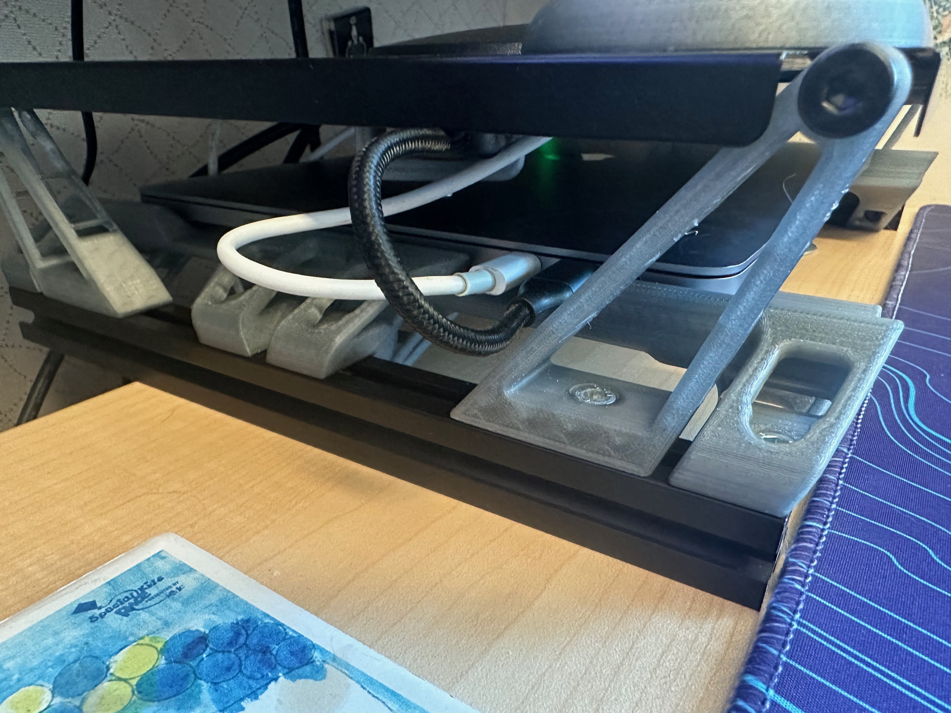 Custom Monitor Shelf by NucleicAcidDrop | Download free STL model ...