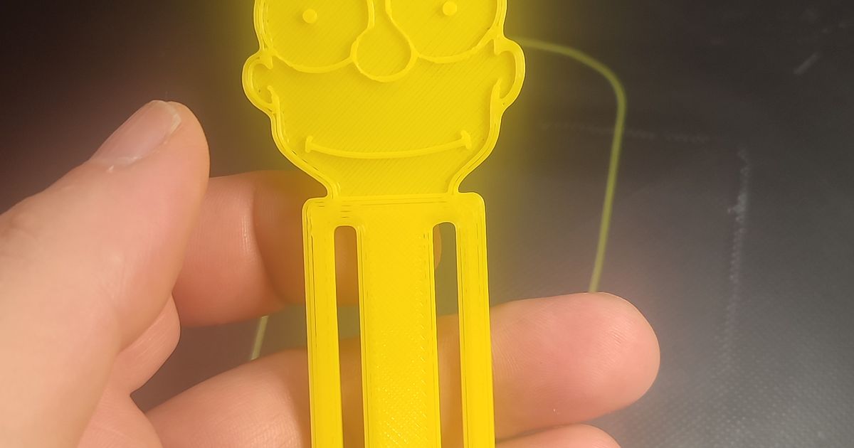 Bart Simpson Lesezeichen / Bookmark by Lars Ressel | Download free STL ...
