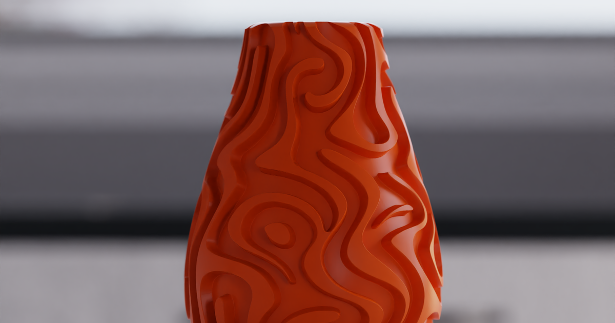 Swirl Pattern Vase by Jason Walker | Download free STL model ...